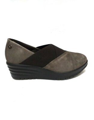 Enval soft scarpe comode con zeppa in camoscio visone 4266666 fatte in ...